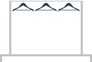 Coat hanger icon Royalty Free Vector Image - VectorStock