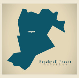 Modern map - hampshire county with details Vector Image