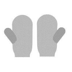 Winter mittens colorful set Royalty Free Vector Image