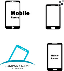 Mobile phone logo Royalty Free Vector Image - VectorStock