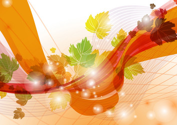 Abstract autumn background Royalty Free Vector Image