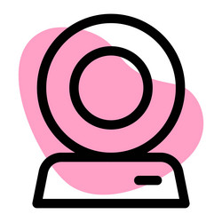 Personal surveillance with a spy camera Royalty Free Vector