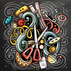 Handmade cartoon Royalty Free Vector Image - VectorStock