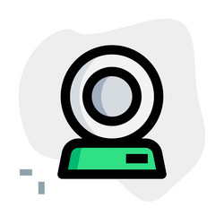 Personal surveillance with a spy camera Royalty Free Vector