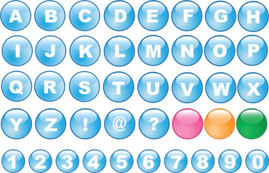 Alphabet Buttons Vector Images (over 21,000)