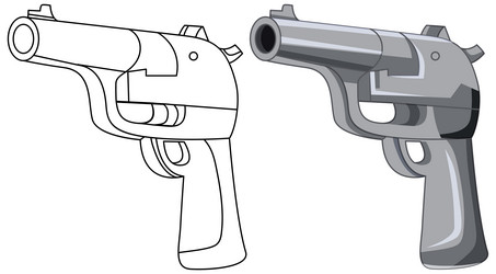 M16 doodle Royalty Free Vector Image - VectorStock