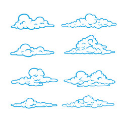 Stylized Clouds Vector Images (over 4,600)