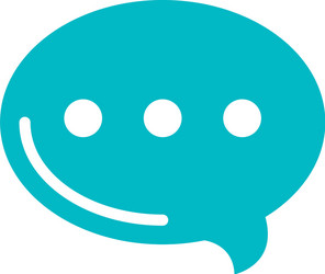 Speech bubble isolated icon Royalty Free Vector Image