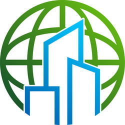 World city logo template creative building Vector Image