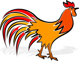 Rooster Red Big Vector Images (42)