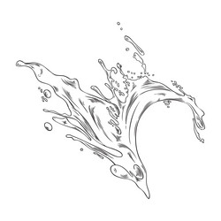 Water Splash Outline Vector Images (over 8,600)
