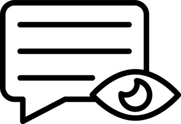 View chat Royalty Free Vector Image - VectorStock