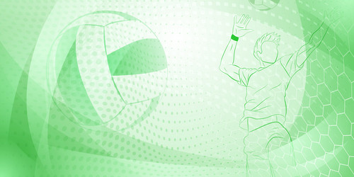 Volleyball themed background Royalty Free Vector Image