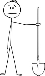 Man carrying wood boards or planks and hammer Vector Image