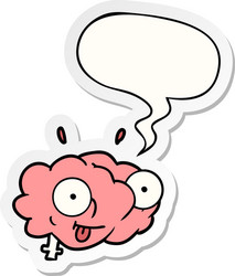 Brain Talking Funny Vector Images (over 200)