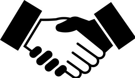 Shakehand Royalty Free Vector Image - VectorStock