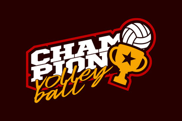 Volleyball Crest Vector Images (over 110)