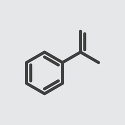 Abstract chemical formula Royalty Free Vector Image