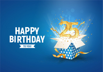 25 Birthday Card Happy Number Vector Images (over 450)