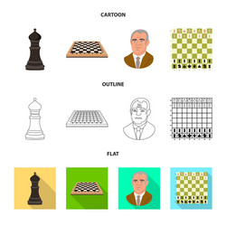 Design checkmate and thin logo Royalty Free Vector Image