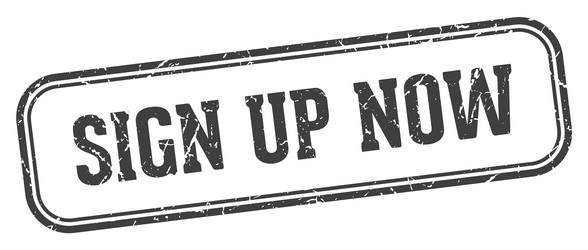 Install now stamp rectangular Royalty Free Vector Image