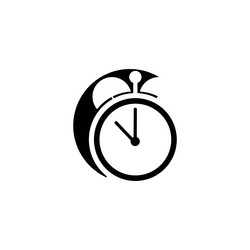 Time icon logo Royalty Free Vector Image - VectorStock
