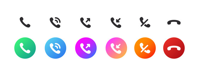Call Icon Red Vector Images (over 12,000)