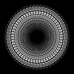 Tire Tracks Circle Vector Images (over 670)
