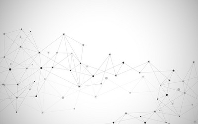 Abstract connecting dots and lines connection Vector Image