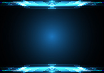 Technology future rectangle light stripe Vector Image
