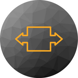 Dual arrow icon Royalty Free Vector Image - VectorStock