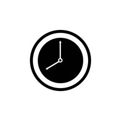 Time icon logo Royalty Free Vector Image - VectorStock
