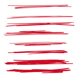 Collection underline Royalty Free Vector Image