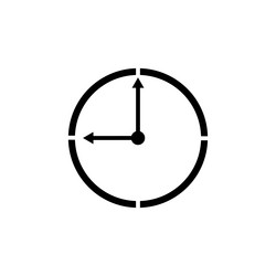 Time icon logo Royalty Free Vector Image - VectorStock