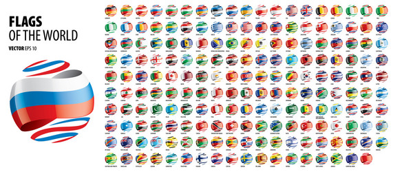 Country flags icons Royalty Free Vector Image - VectorStock