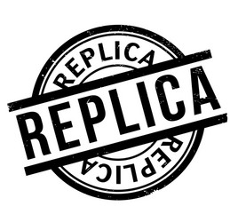 Replica rubber stamp Royalty Free Vector Image