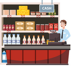 Man Behind Counter Vector Images (over 120)