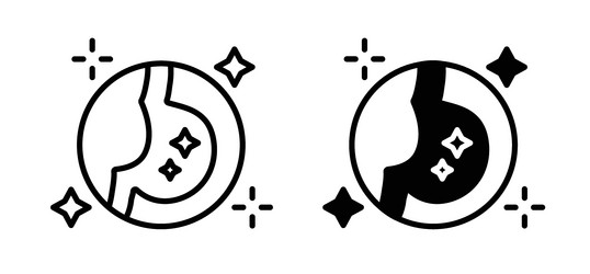 Aids nutrient absorption icon Royalty Free Vector Image