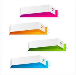 Colorful text box Royalty Free Vector Image - VectorStock