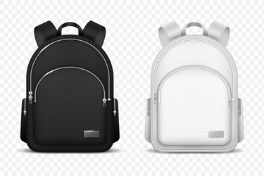 School backpack cartoon Royalty Free Vector Image