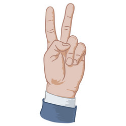 Fine im ok hand ring sign positive gesturing Vector Image