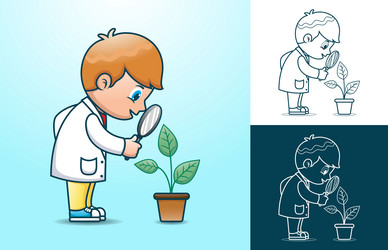 Scientist Magnifying Glass Vector Images (over 1,600)