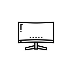 Screen Outline Monitor Vector Images (over 42,000)