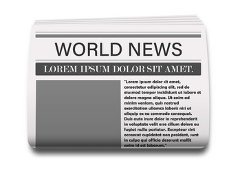 Cartoon Newspaper Template