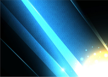 Technology future rectangle light stripe Vector Image