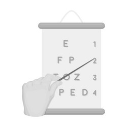 Gesture manipulation of the hand with a pointer Vector Image