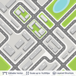Abstract city plan Royalty Free Vector Image - VectorStock