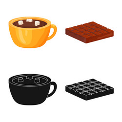 Design food and yummy symbol collection Royalty Free Vector