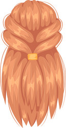 Female woman head hairstyle front side portrait Vector Image