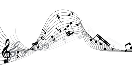Musical staff Royalty Free Vector Image - VectorStock